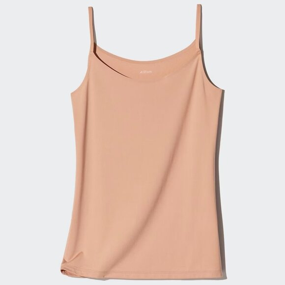 Uniqlo | Tops | Uniqlo Airism Camisole Top Brown Cami Sleeveless ...